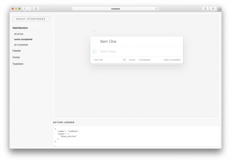 React Storybook React Storybook